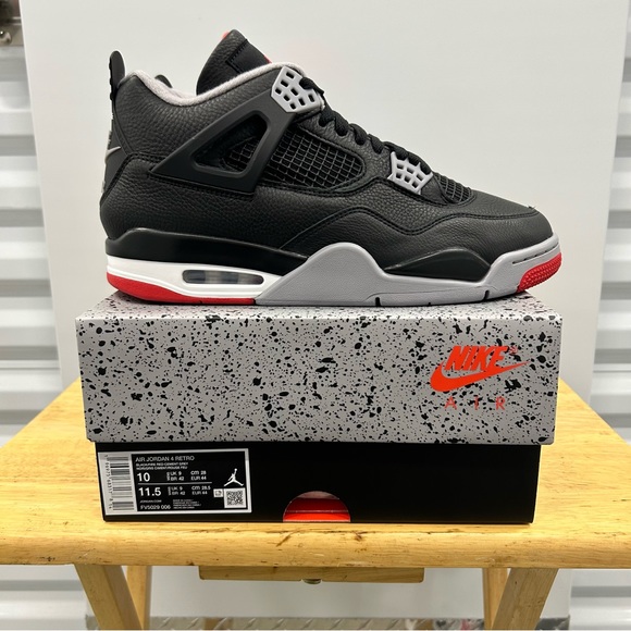 Jordan | Shoes | Nike Air Jordan 4 Iv Retro Bred Reimagined Fv529006 Sz ...